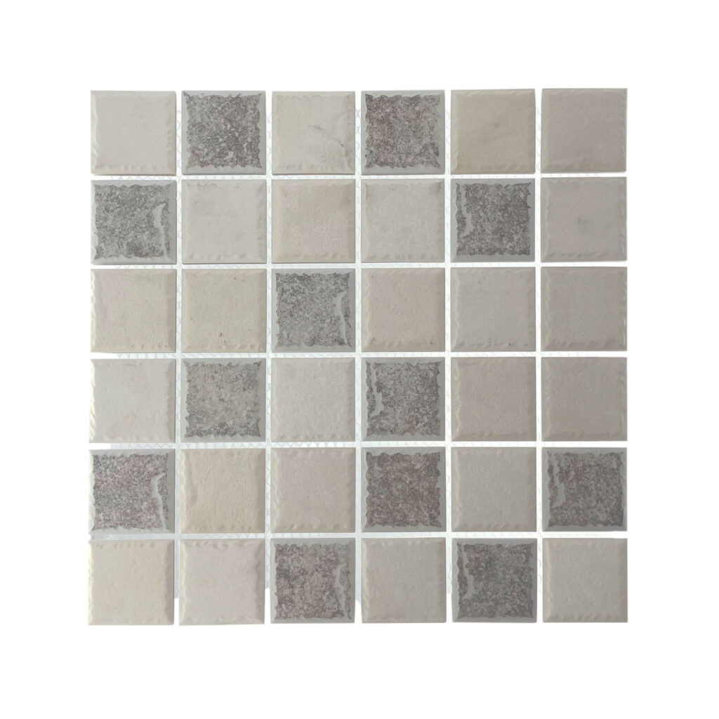Fossil Grey Mix Porcelain Mosaic FT3115 - P&S Tiles