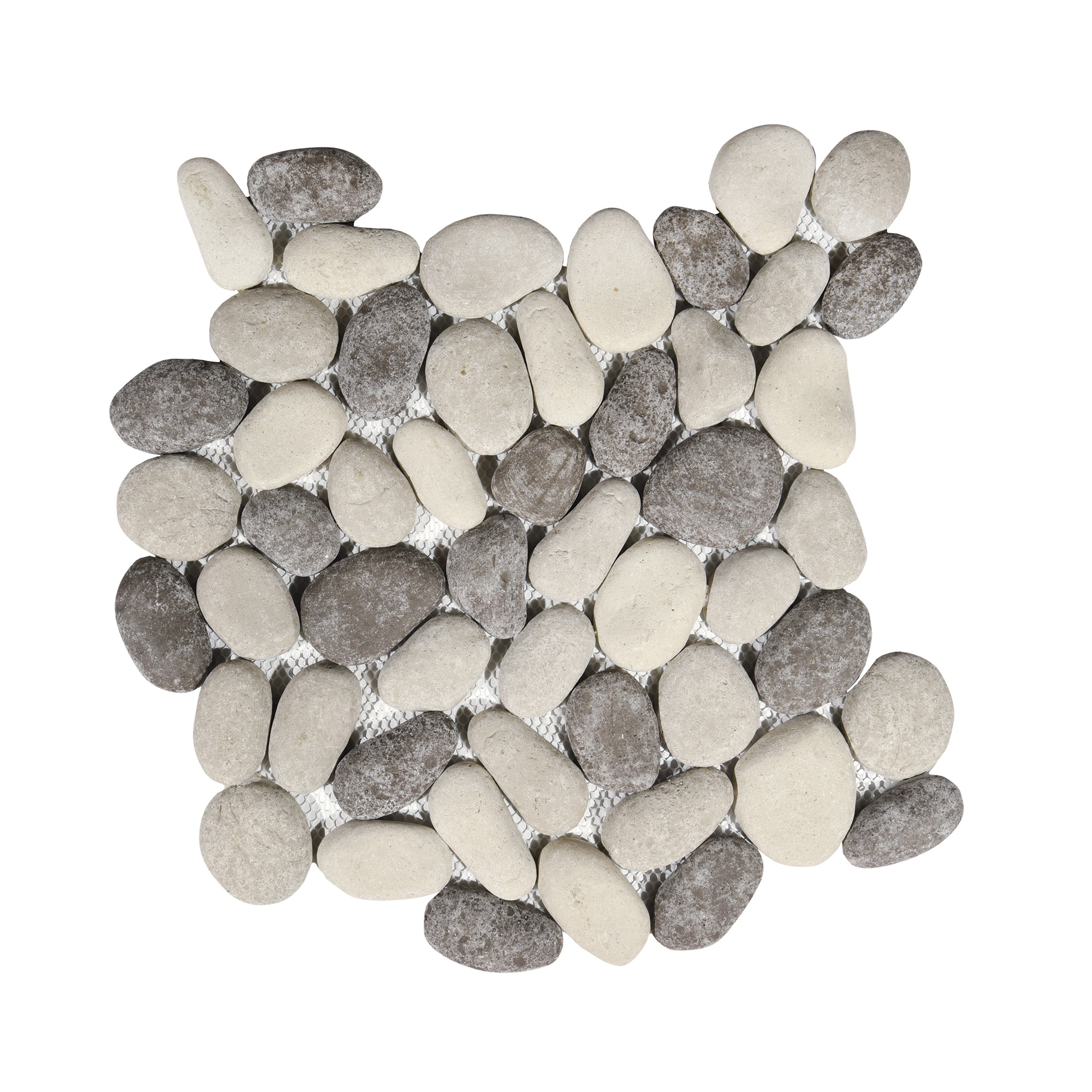 Pebble Ash Mix Resin Mosaic FTR102 - P&S Tiles
